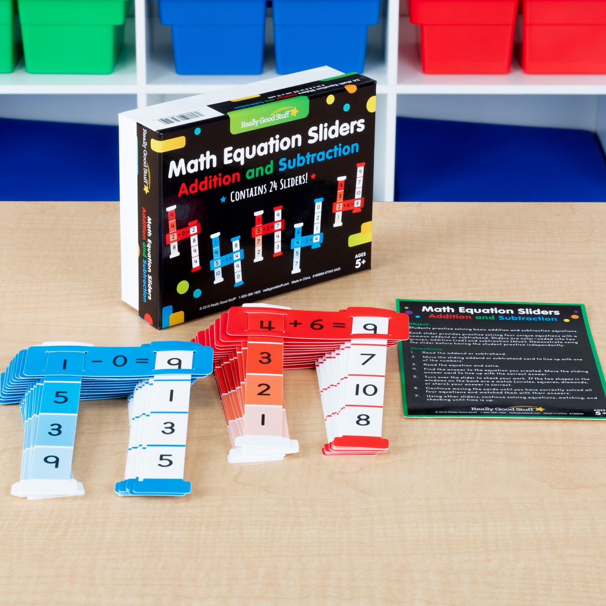 Math Equation Sliders: Addition and Subtraction