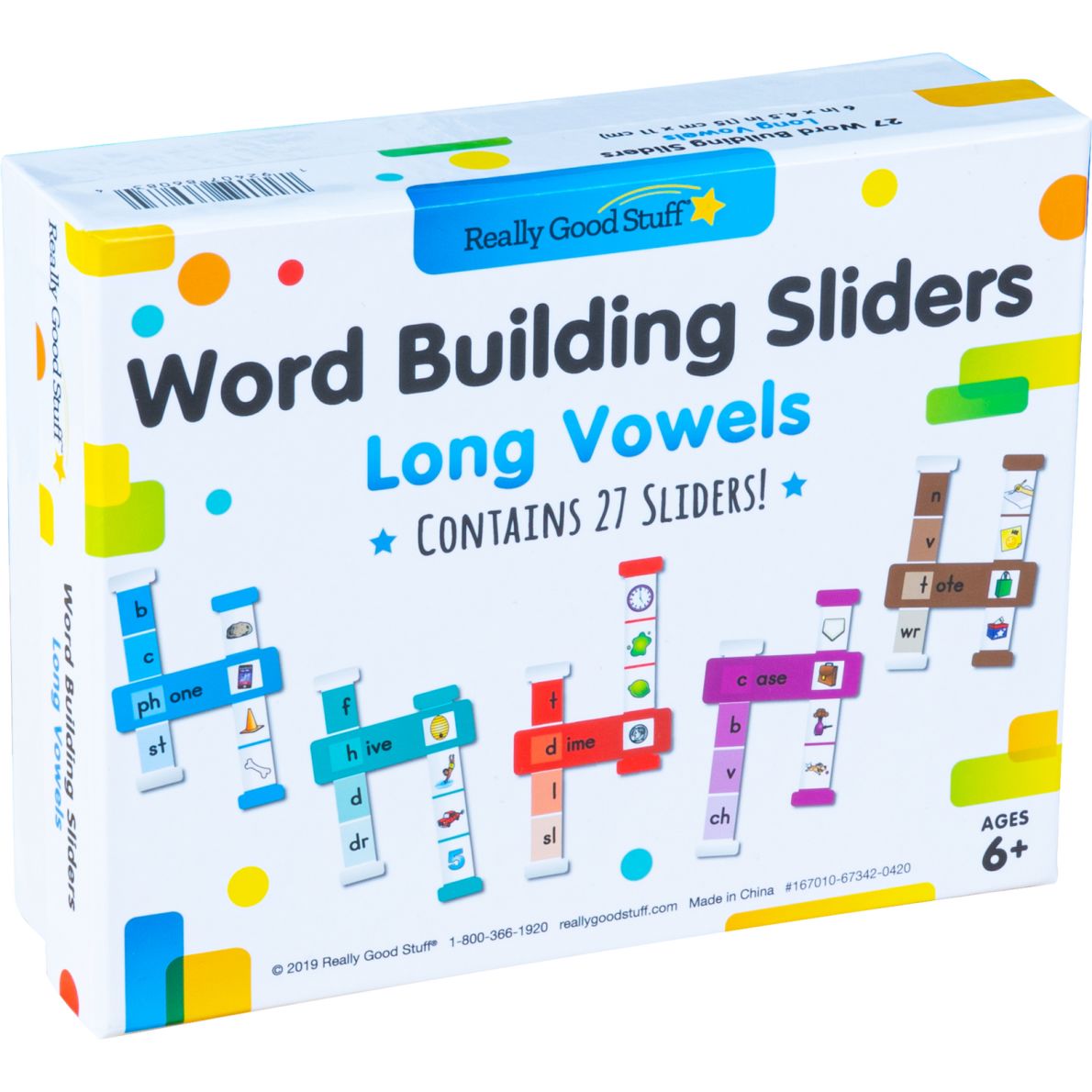 Word Building Sliders: Long Vowels