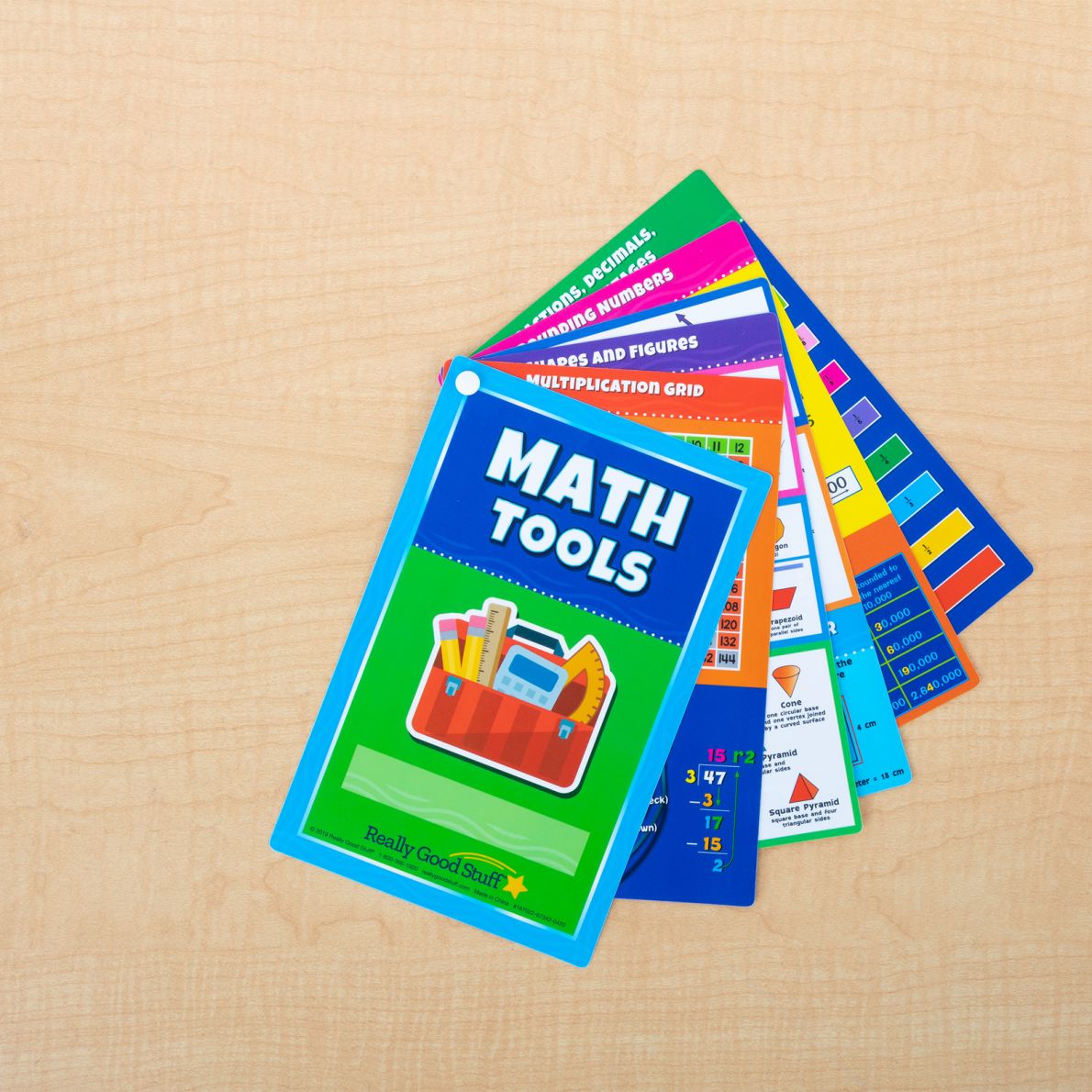 Really Good Stuff® Math Tools Fans - Intermediate