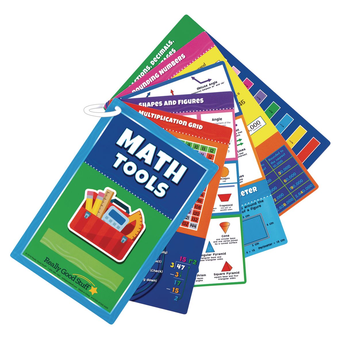 Really Good Stuff® Math Tools Fans - Intermediate