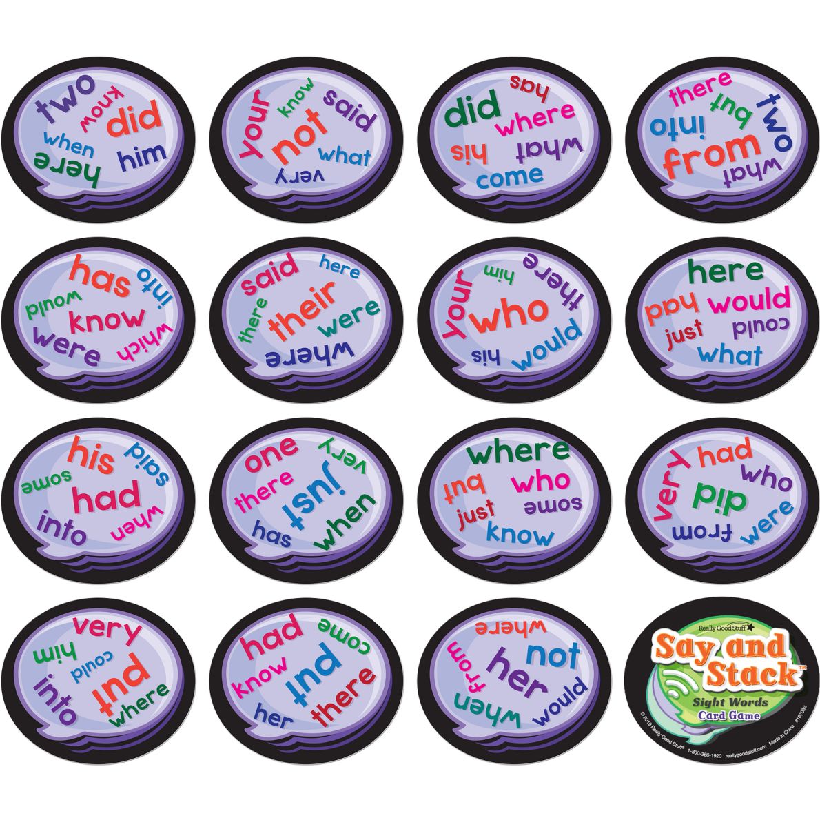 Say And Stack Sight Words - 186 cards