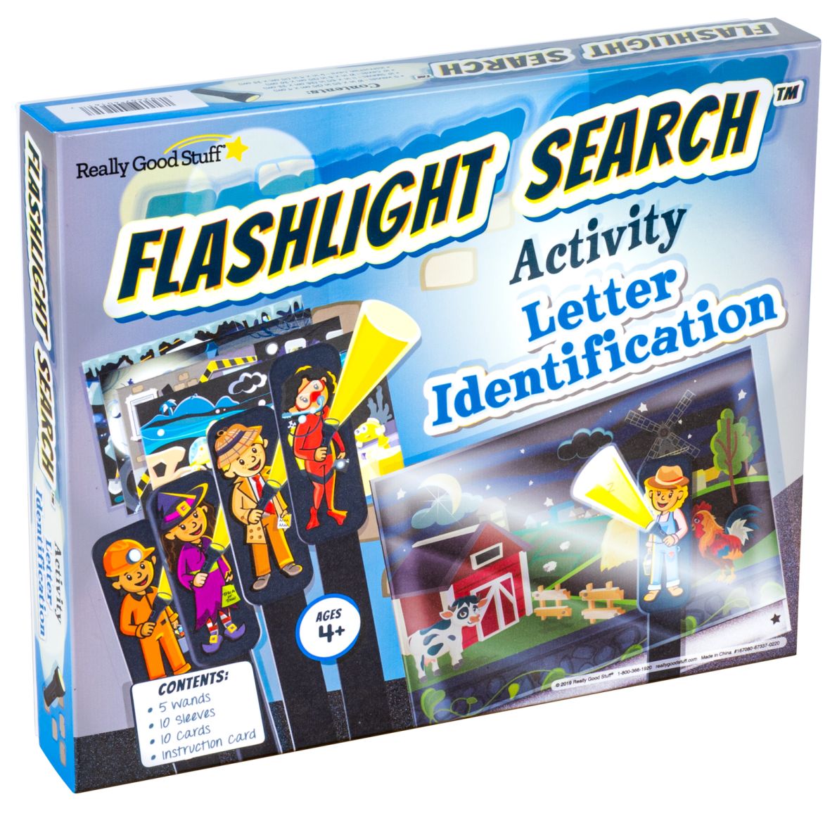Really Good Stuff® Flashlight Search Activity Letter Identification - 1 ...