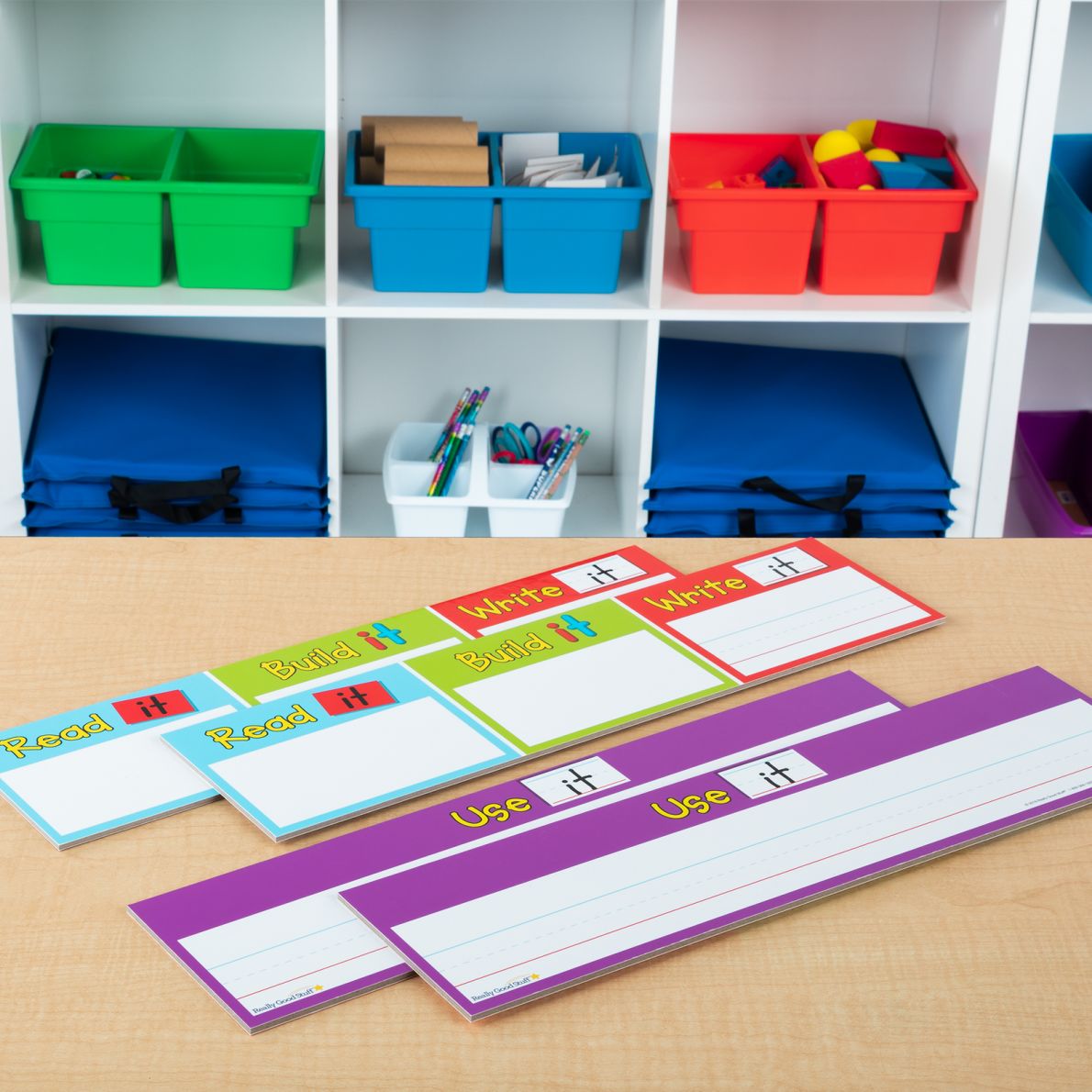 Really Good Stuff® Read, Build, And Write Sight Word Activity Center