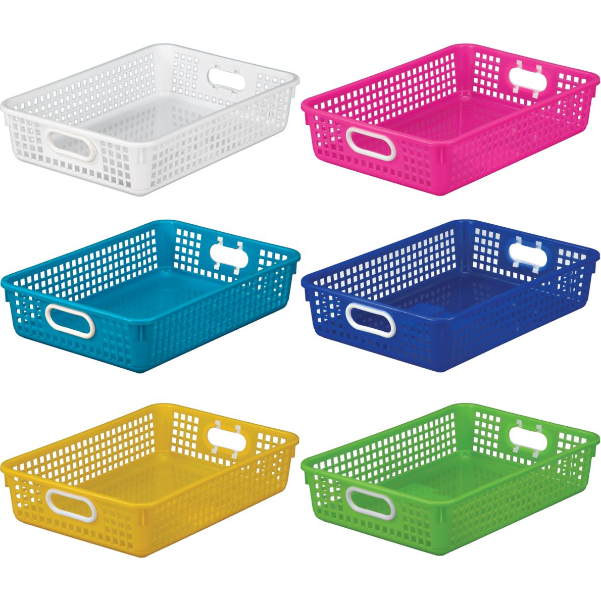 Classroom Paper Baskets – Tropics – Set Of 6