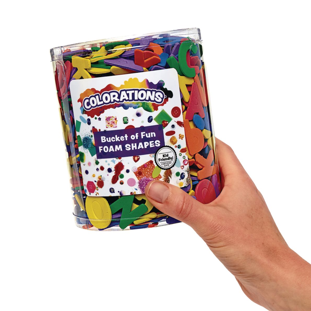 Colorations® Buckets of Fun Foam Shapes - Set of 6