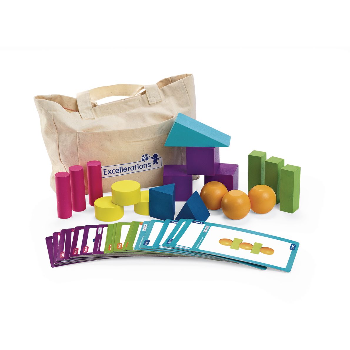 Excellerations® Engineered to Build Blocks – 44 Pieces