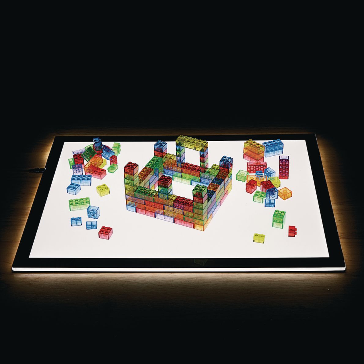 Excellerations® Translucent Standard Building Bricks 810 Pieces