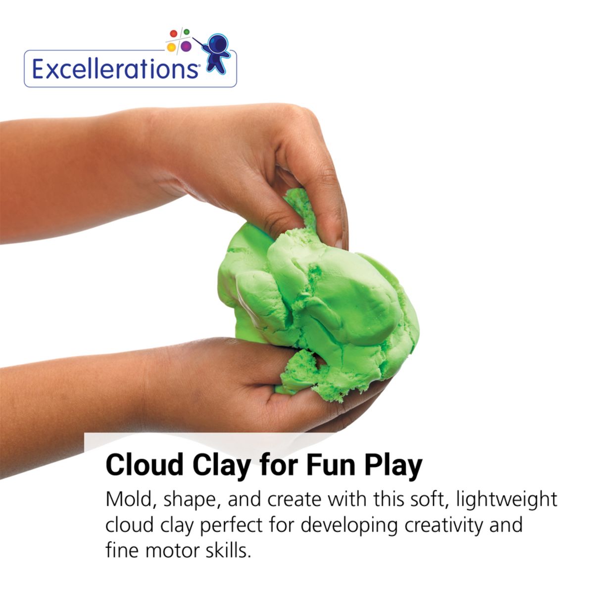 Excellerations® Cloud Clay - Neon Green