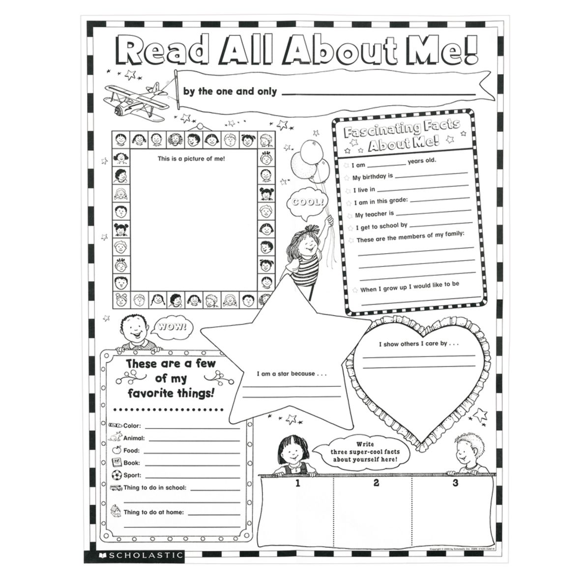 All About Me Posters - Set of 30