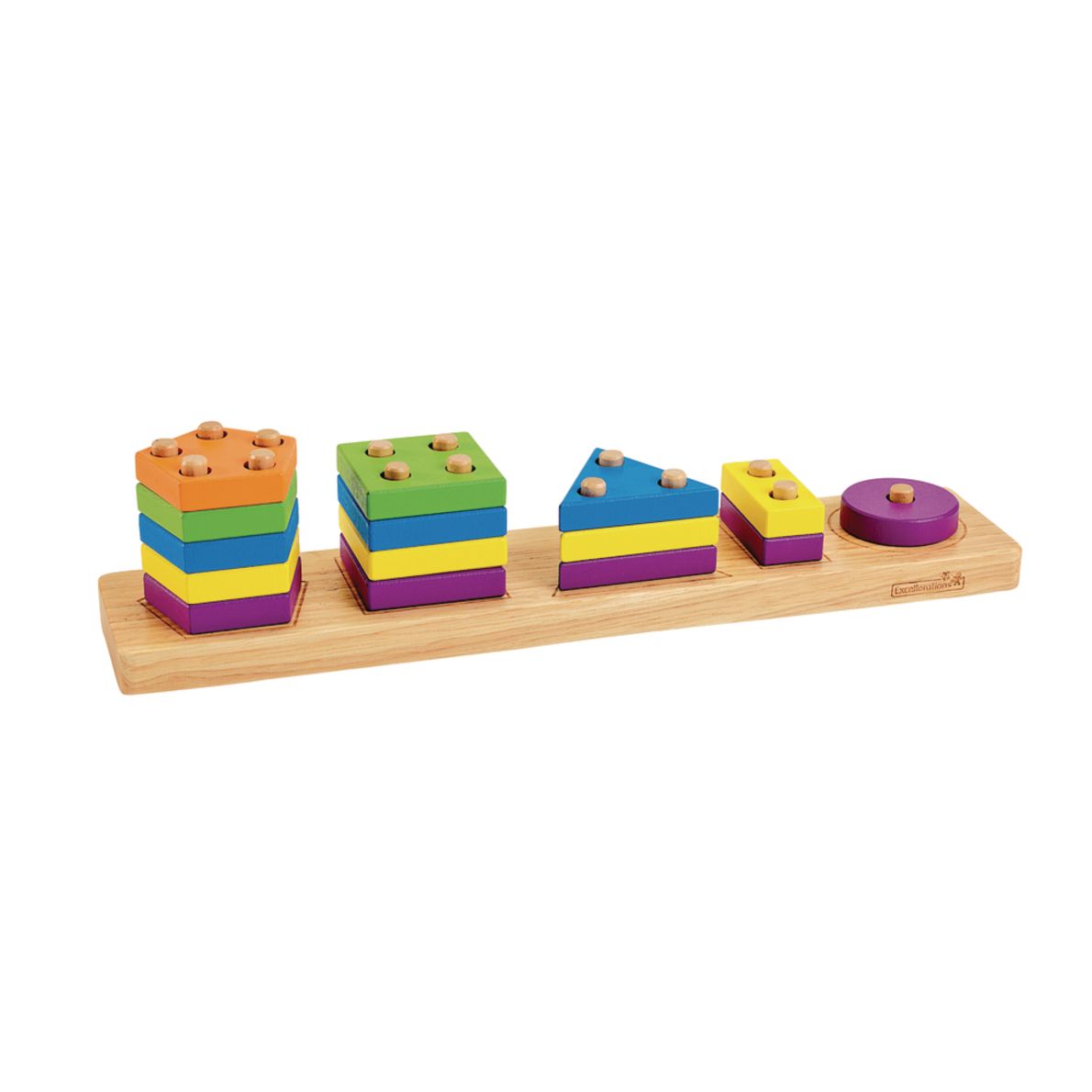 Excellerations® Shape Sorter - 16 Pieces