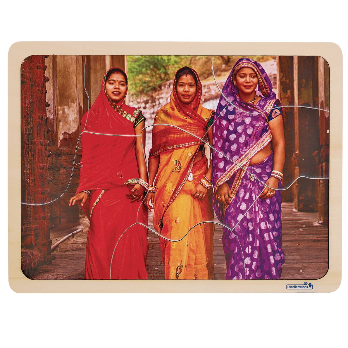 Excellerations® Photographic Multi-Cultural World Puzzles - Set of 9