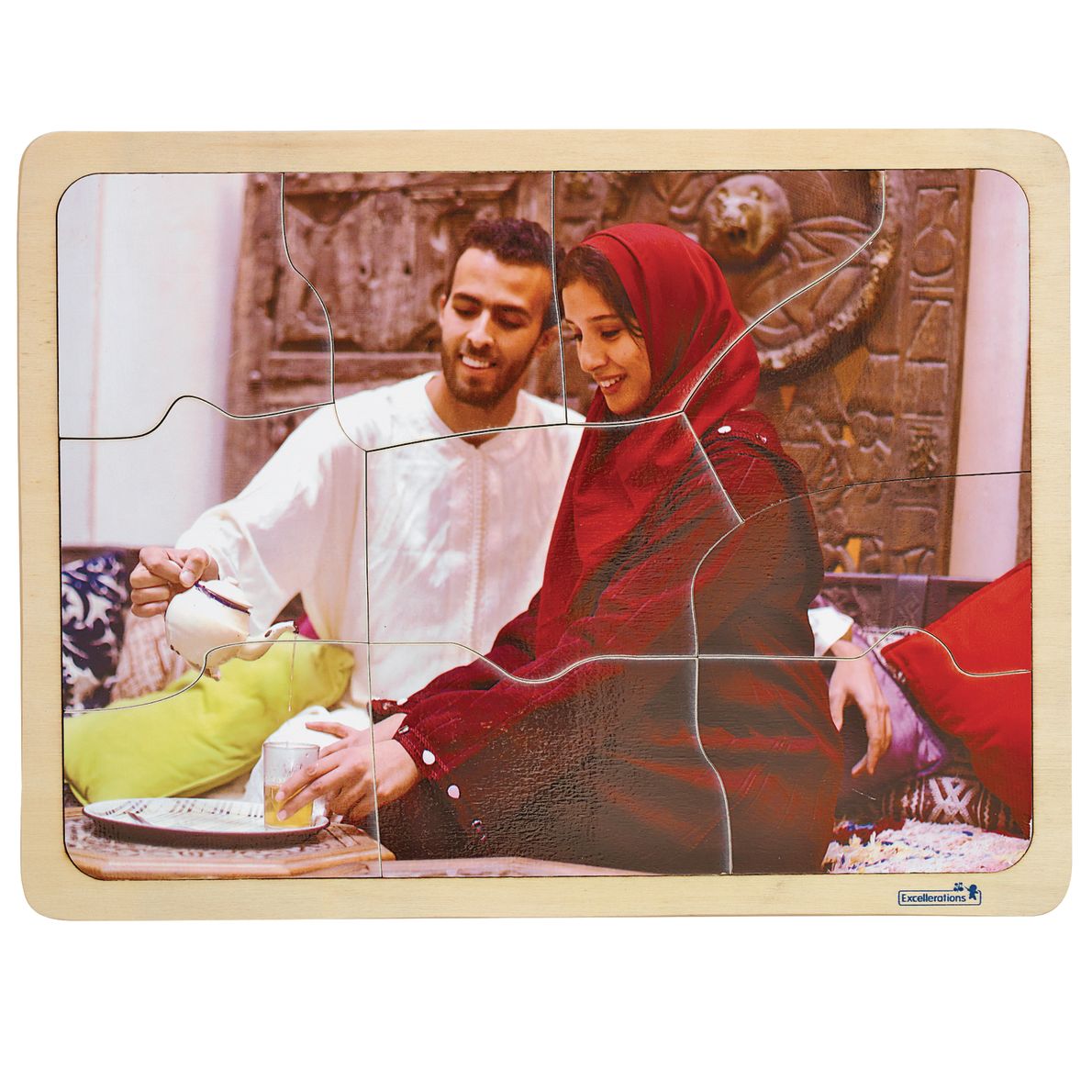 Excellerations® Photographic Multi-Cultural World Puzzles - Set of 9