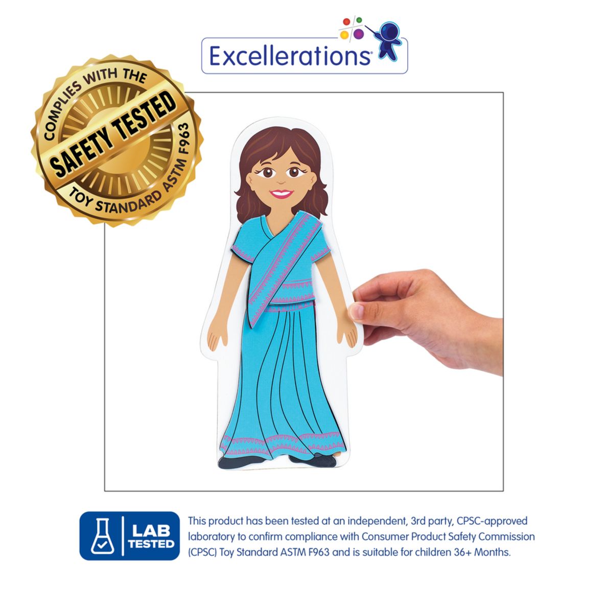 Magnetic Multicultural Dressing Dolls - 8 dolls