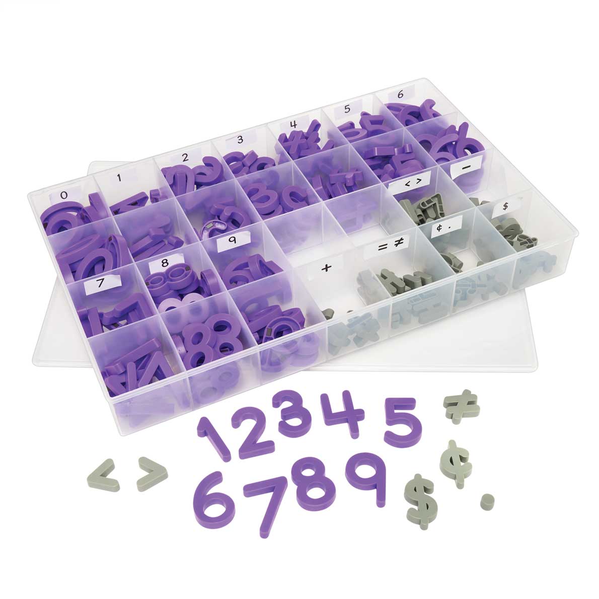 Plastic Magnetic Number and Symbols Kit