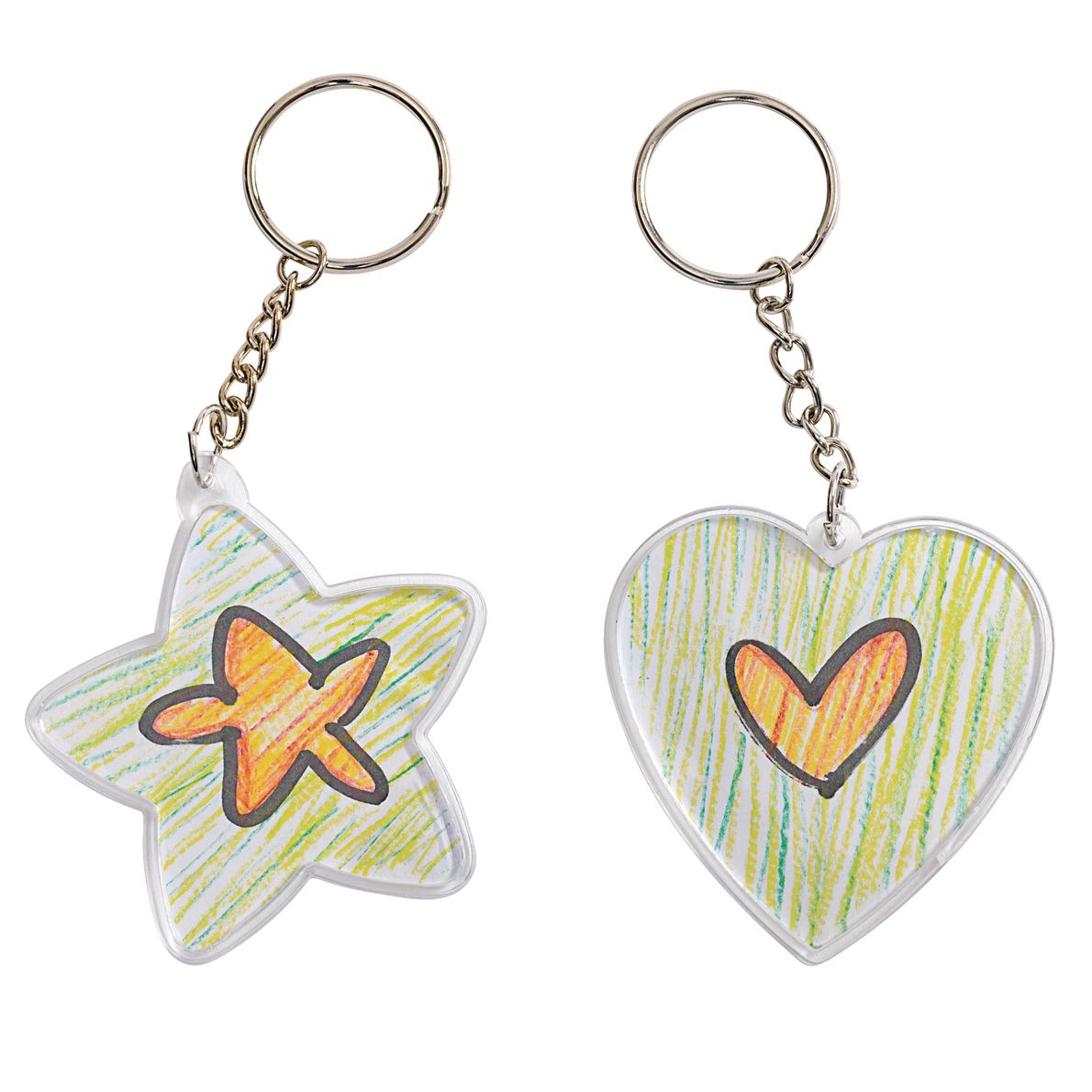 Colorations® Create Your Own Keychains- Set of 12