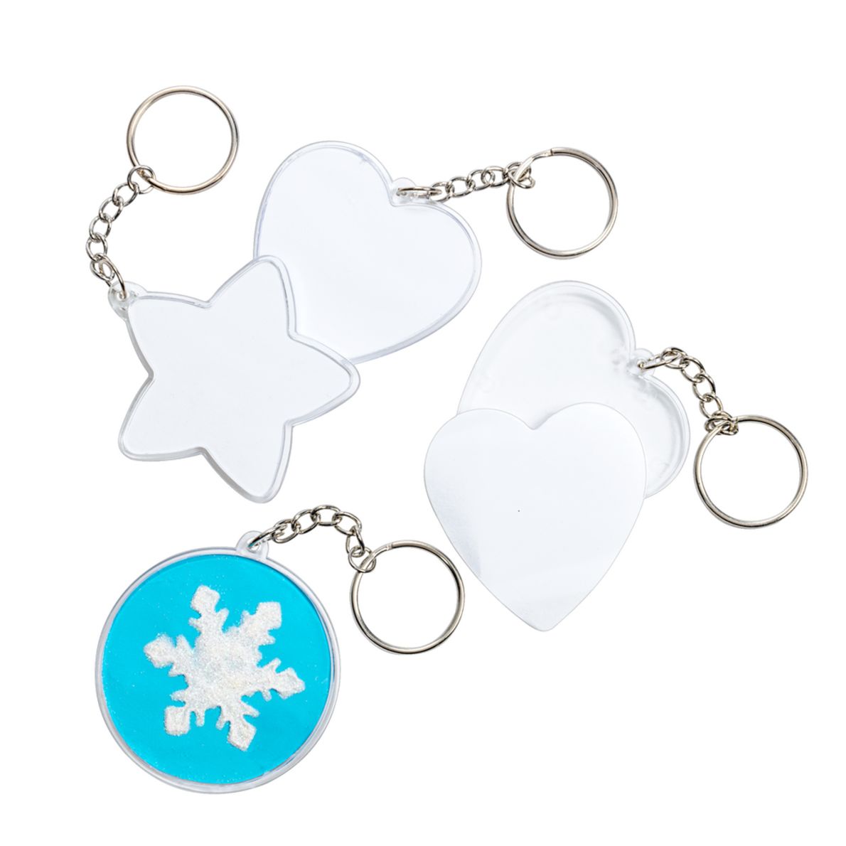 Colorations® Create Your Own Keychains- Set of 12