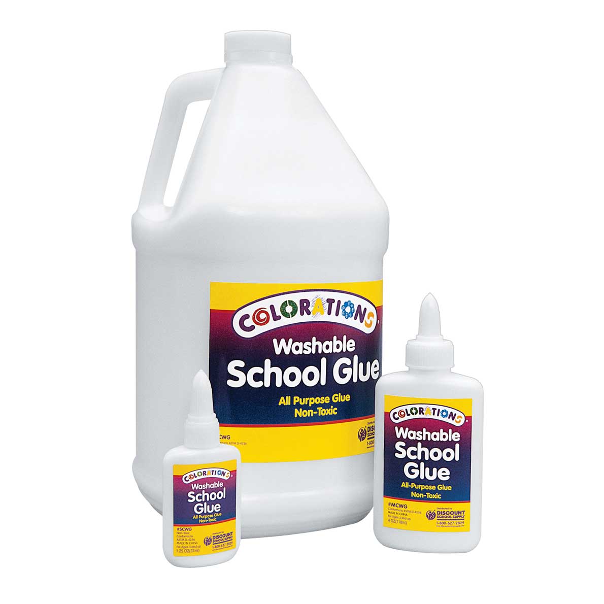 Colorations® Washable School Glue (1.25 oz.) - Set of 12