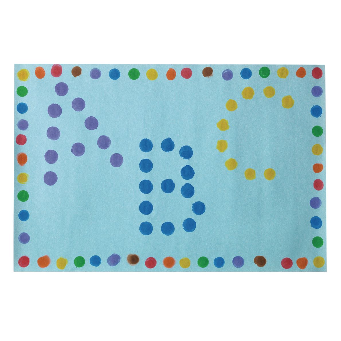 Colorations® Dabber Dot Stencil Set Upper Case Alphabet, 26 Piece ...