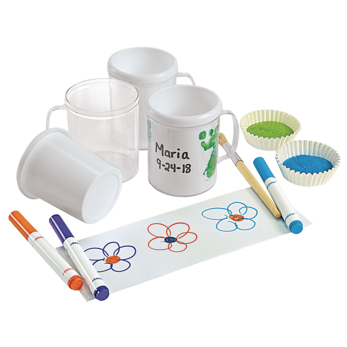 Colorations® Design Your Own Mugs - Set of 12