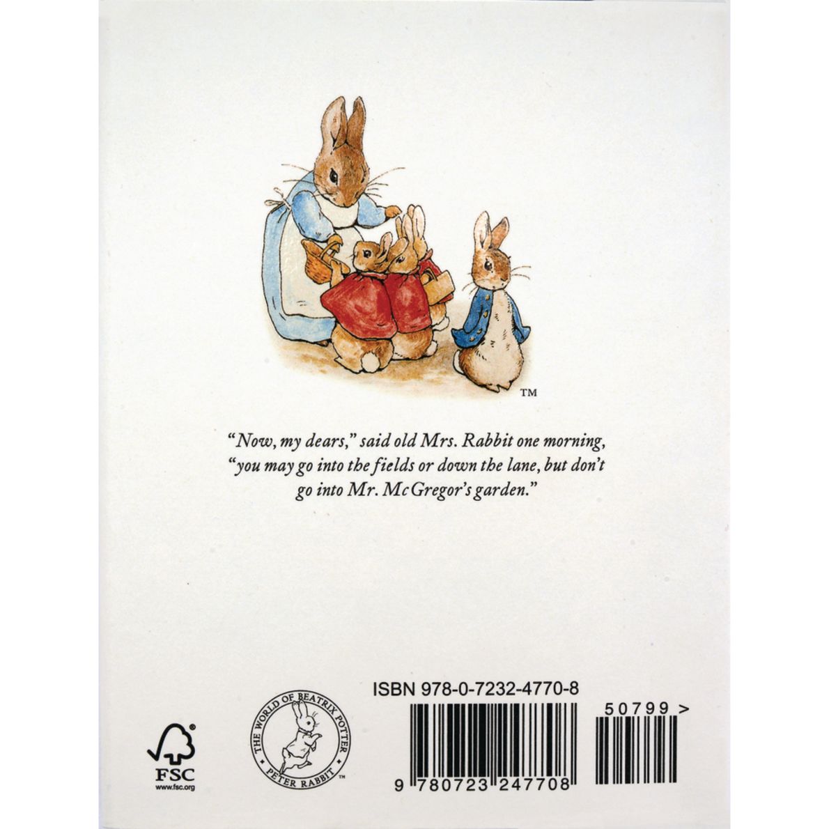 The Tale of Peter Rabbit Hardcover Book