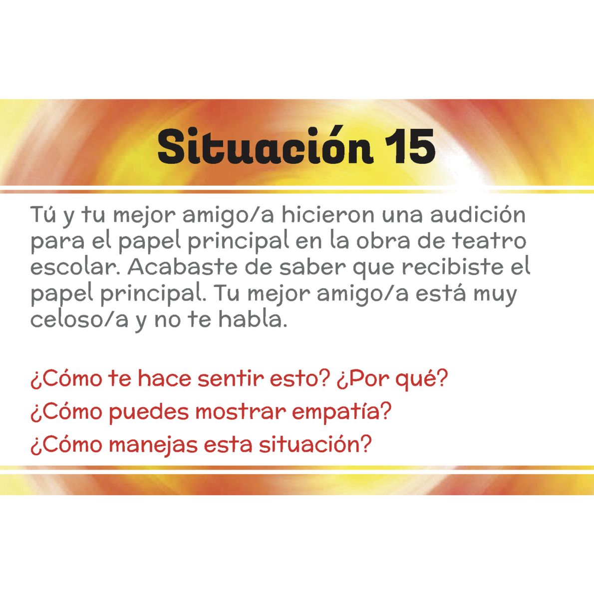 Spanish Social Skills Discussion Cards (Tarjetas de conversacion acerca ...