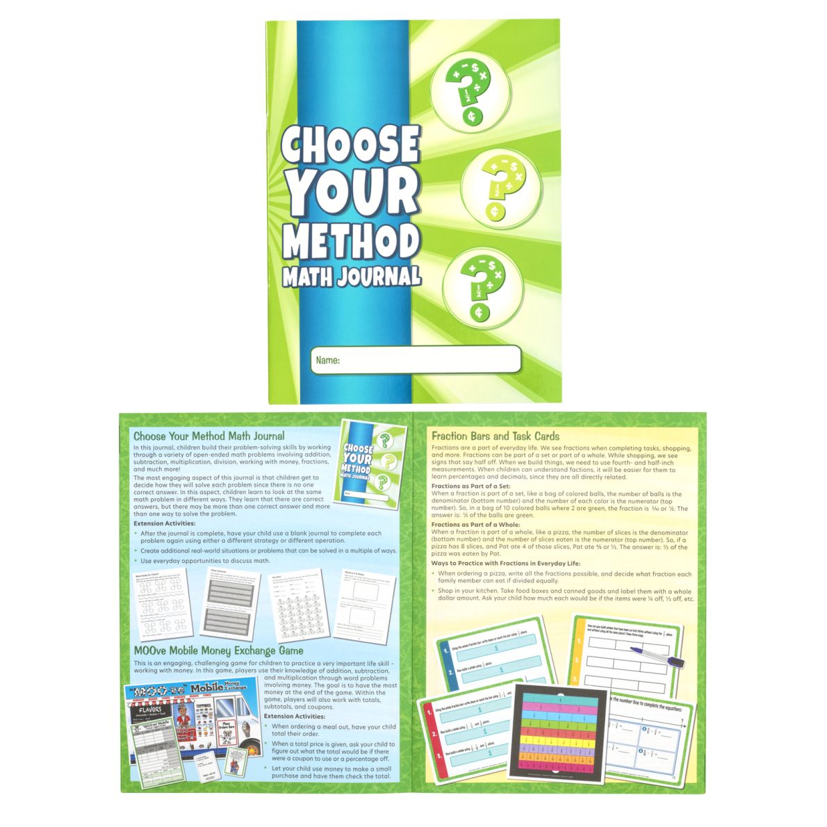 Family Engagement Math – Practice, Solve and Play Pack - Fifth Grade