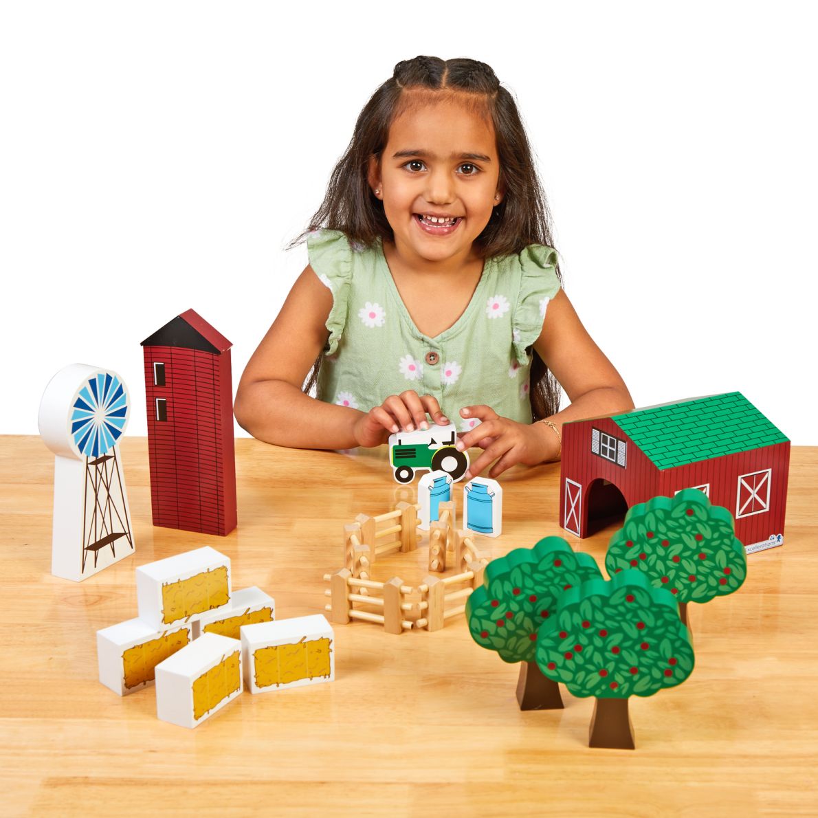 Excellerations® Farm Block Play Set - 25 Pieces