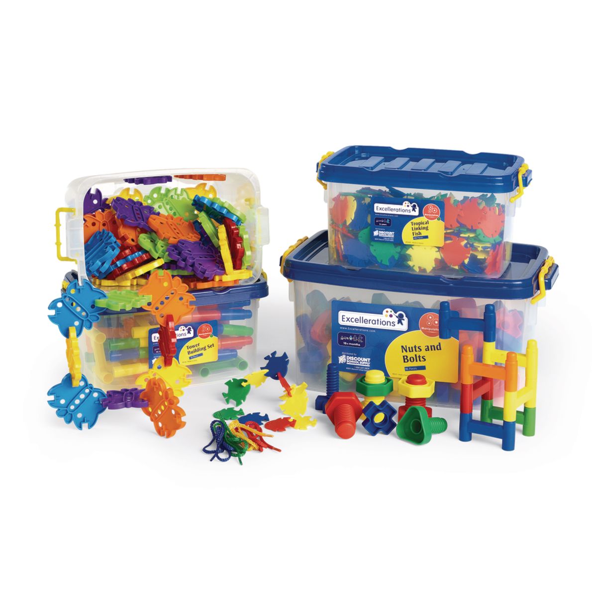 Excellerations® Preschool Manipulatives - Set of 3 - 546pcs