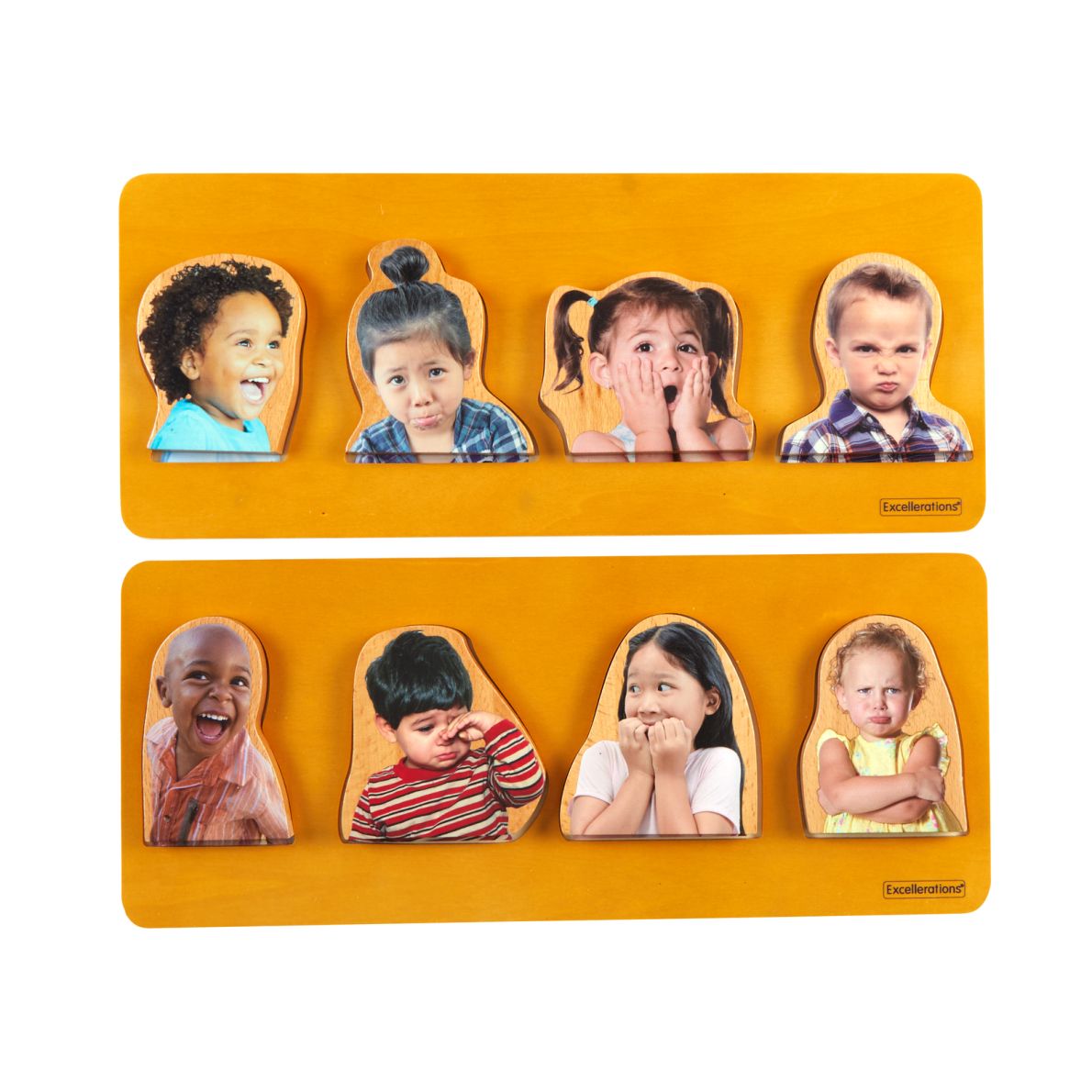 Excellerations® Emotion Puzzles for Toddlers - Set of 2