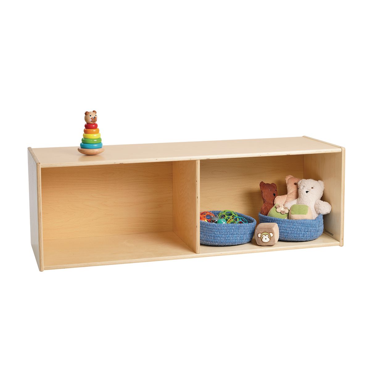Environments® Single Side Divided Storage - Assembled