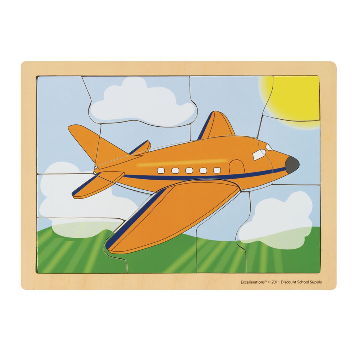 Excellerations® Transportation Puzzles – Set of 8