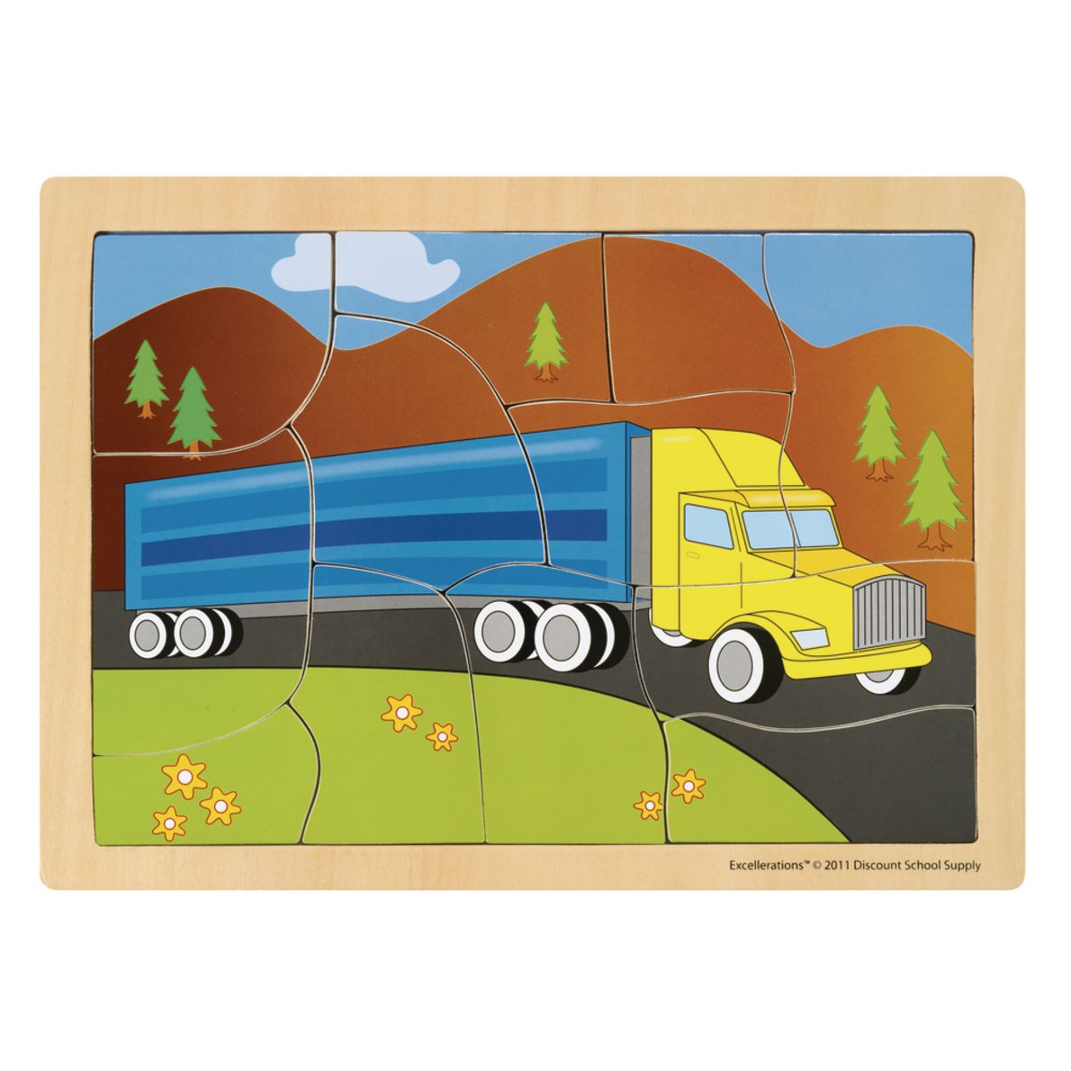 Excellerations® Transportation Puzzles – Set of 8