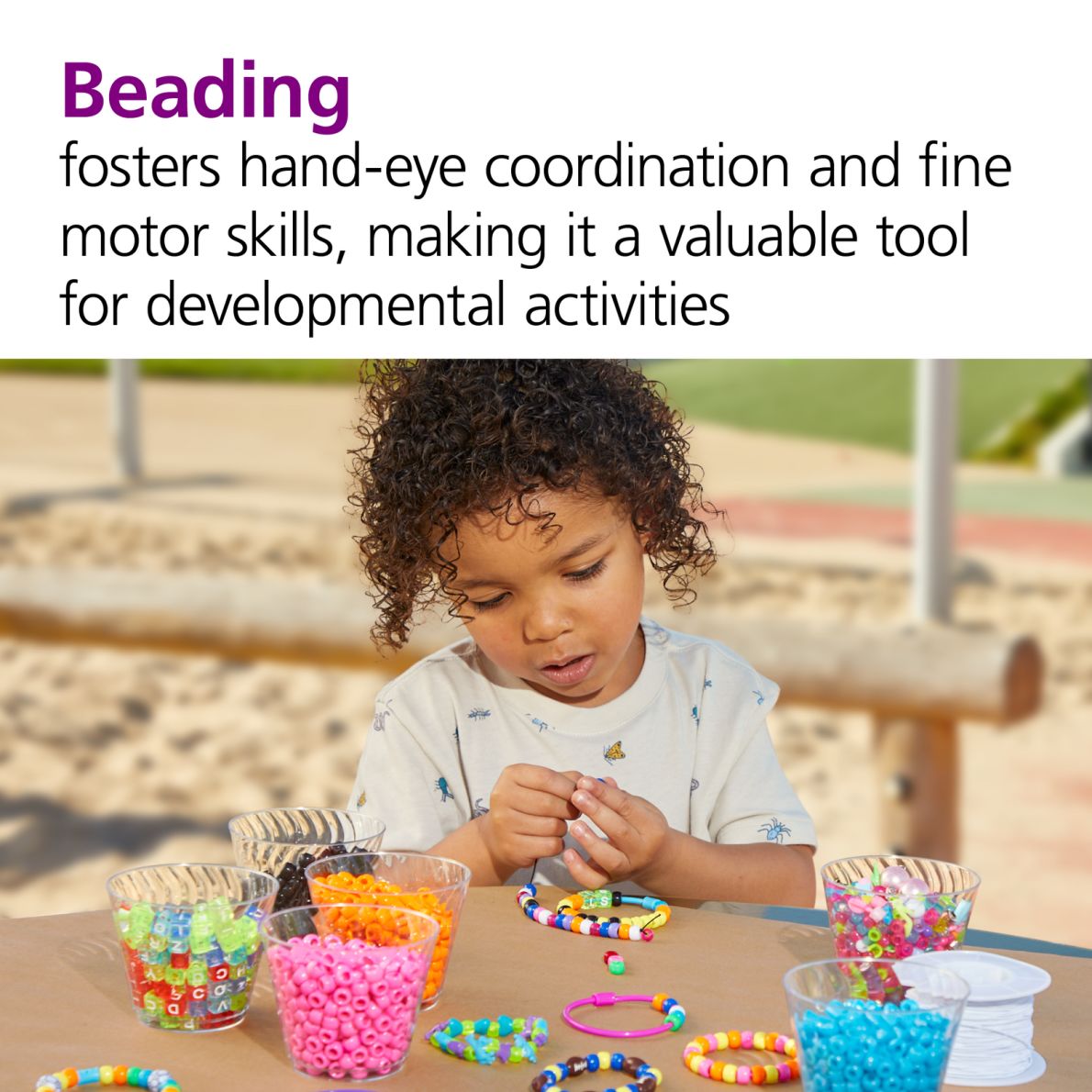 Colorations® Assorted Bead Bucket