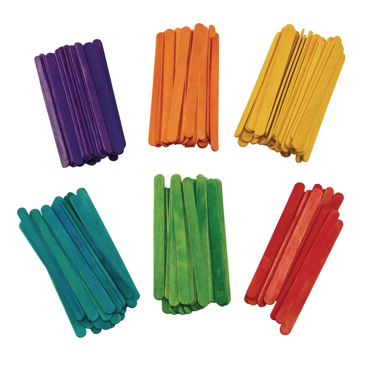 Colorations® Colored Regular Craft Sticks - 150 Pieces
