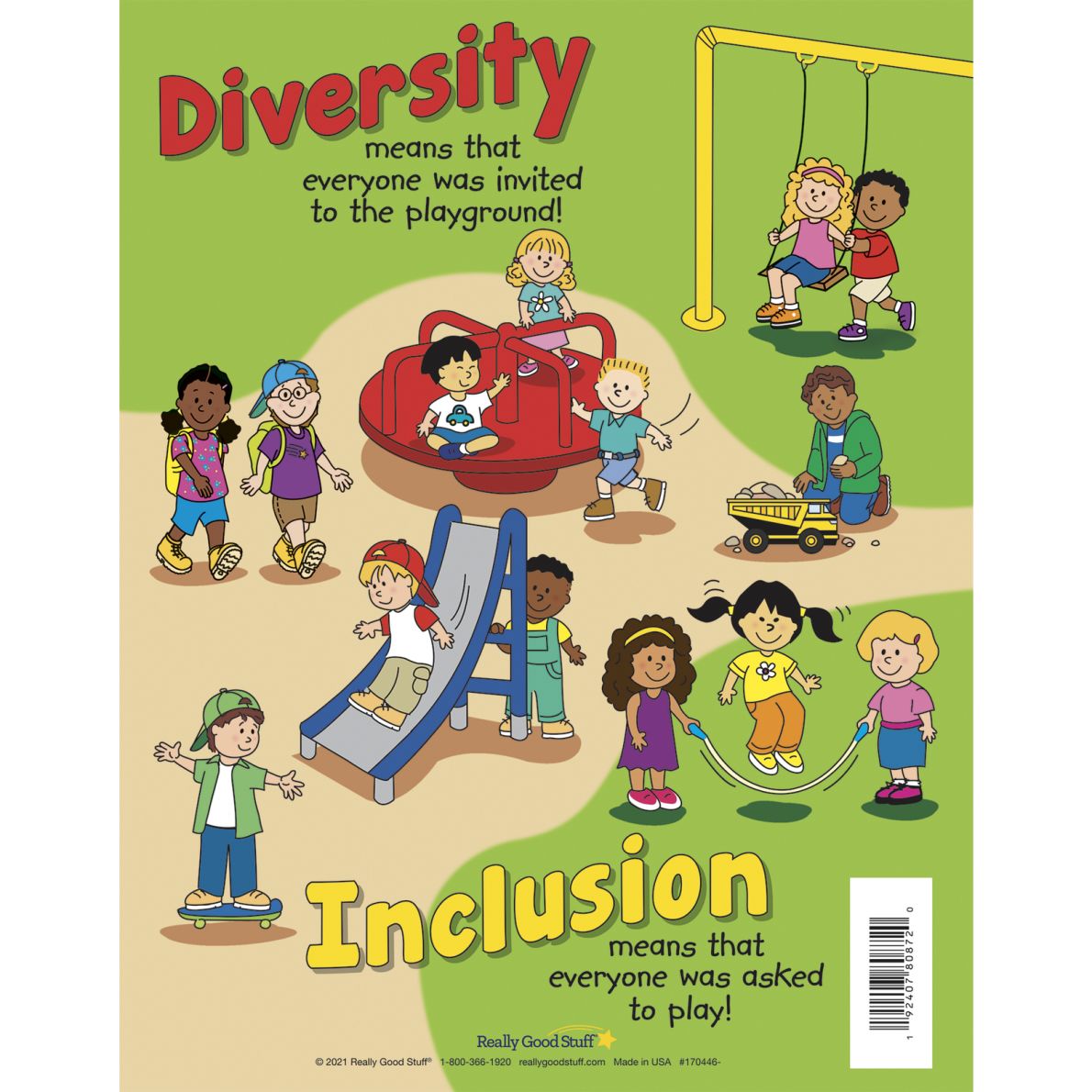 Diversity and Inclusion Coloring Book-12 Pack