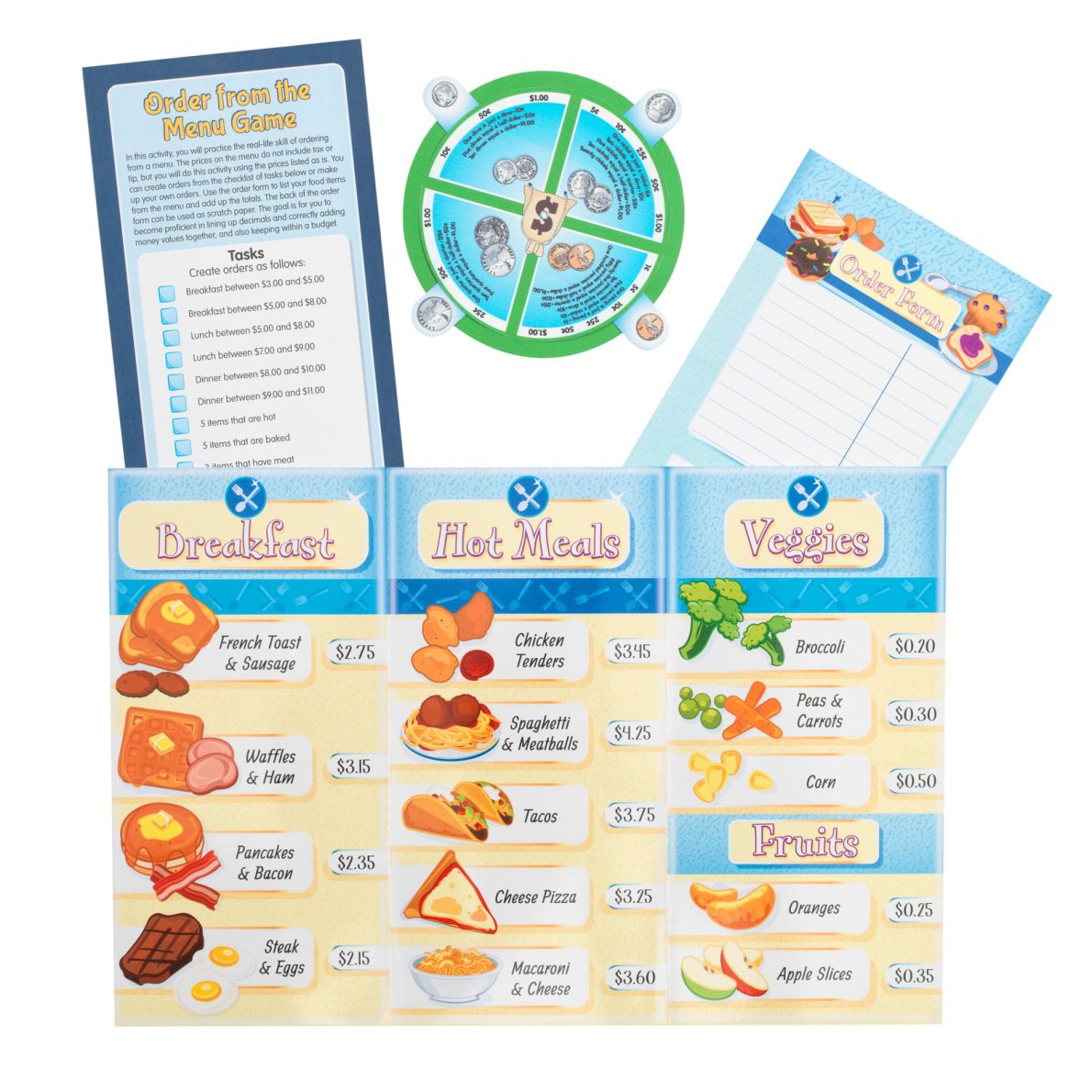 Really Good Stuff® Math Skills: Grade K-2 - Time and Money