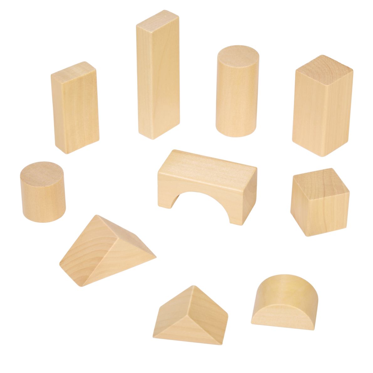 Excellerations® Wooden Building Blocks - Set of 50