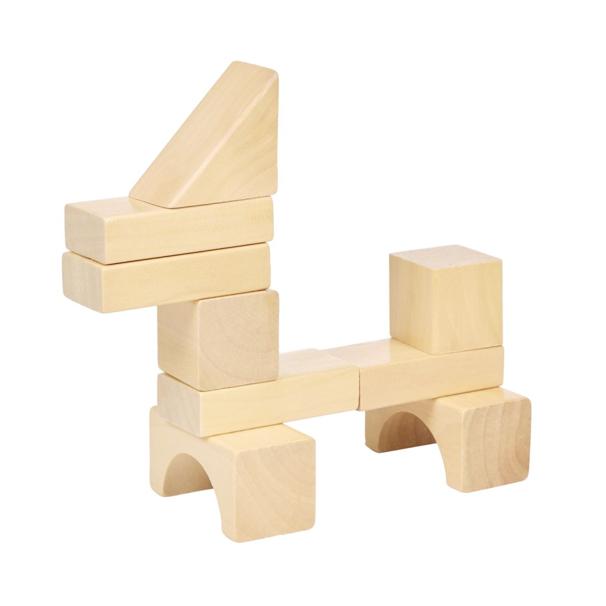 Excellerations® Wooden Building Blocks - Set of 50