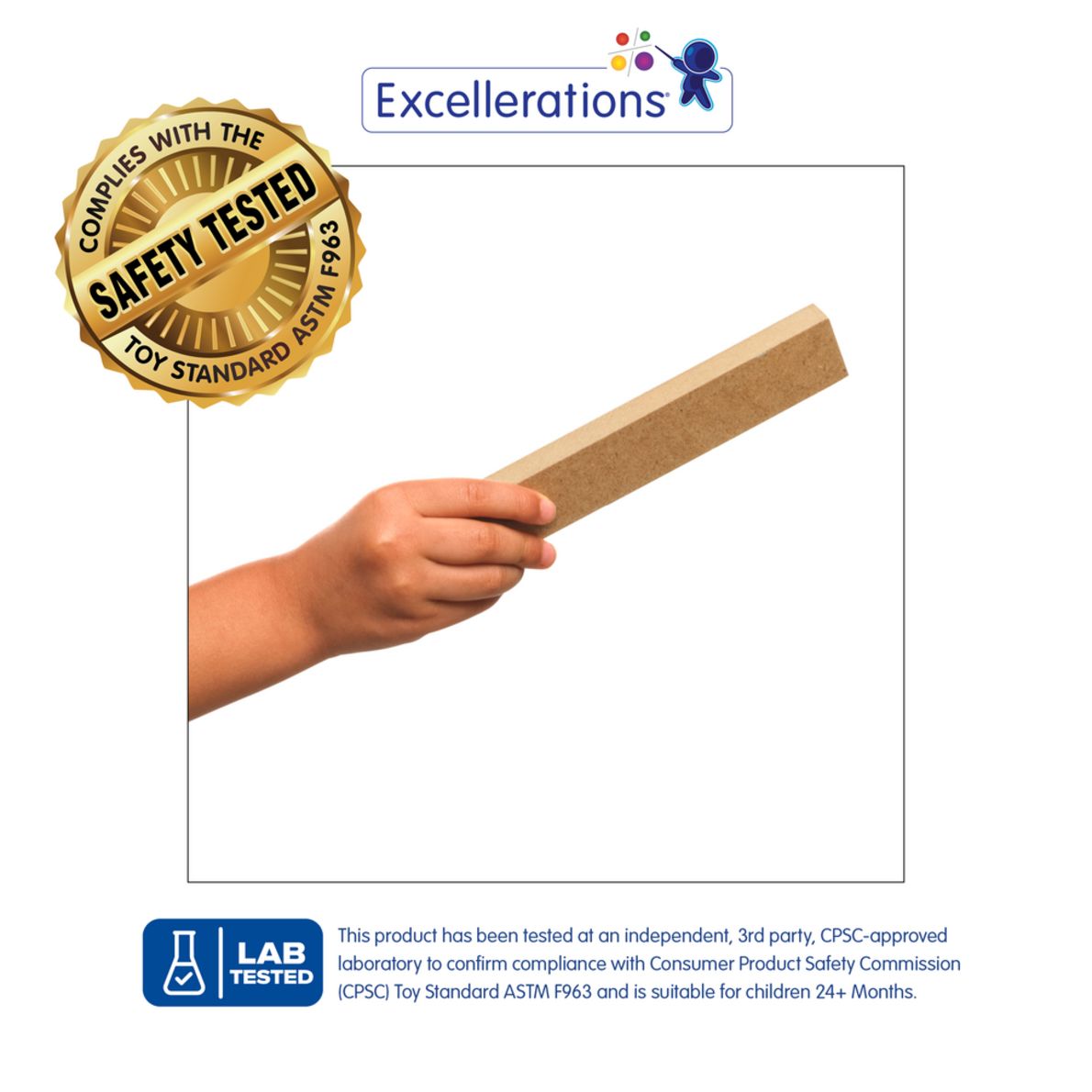 Excellerations® Mini Blocks and Planks Tabletop Building Set - 40 pieces