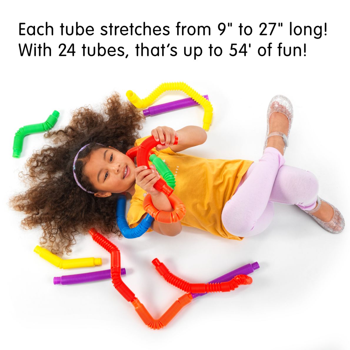 Excellerations® Stretchy Pop Tubes - 24 Pieces