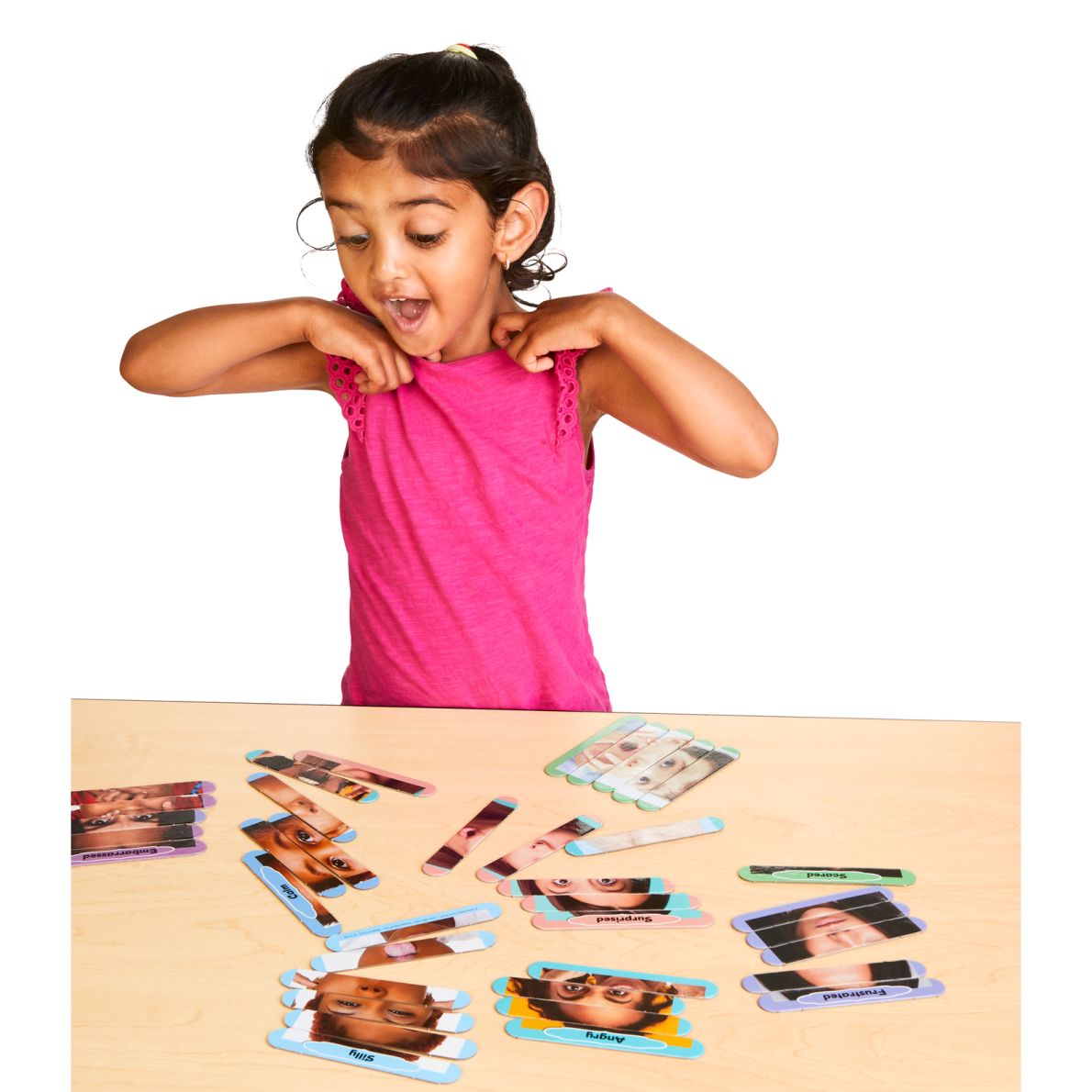 Really Good Stuff® Picture Sticks™ Emotions and Feelings Activity
