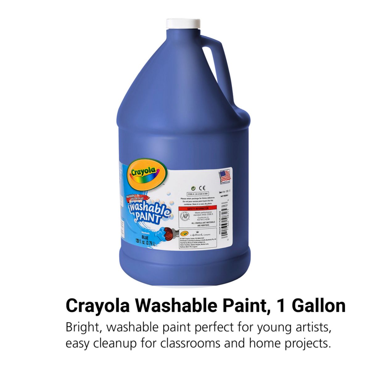 Blue Crayola® Washable Paint, 1 Gallon