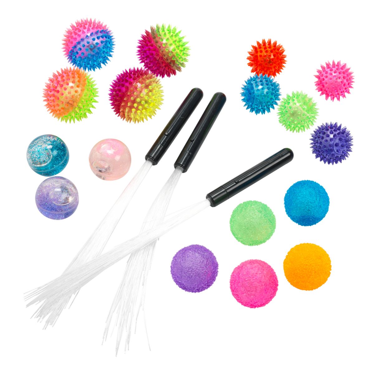 Light Up Sensory Fidget Assortment - 60 pieces