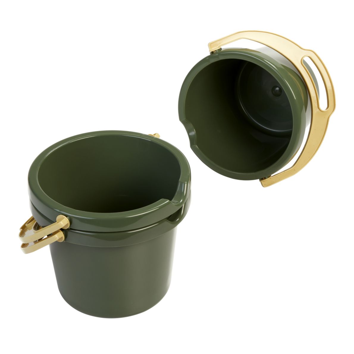 Green Bean Bucket with lip - Set of 3