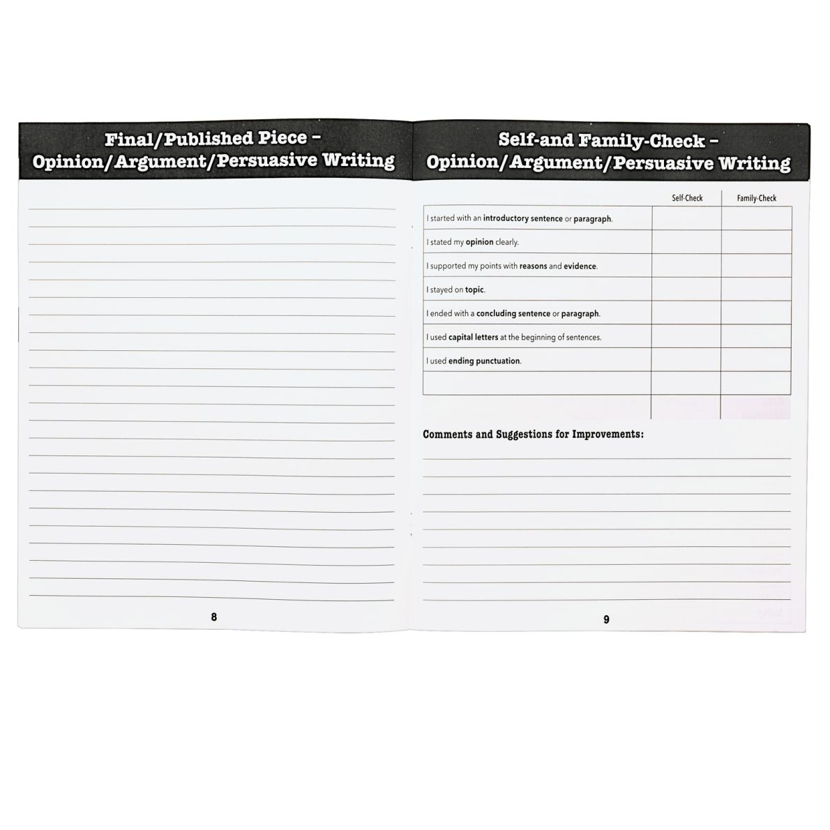 Really Good Stuff® Writing Text Types Journals - Set of 12