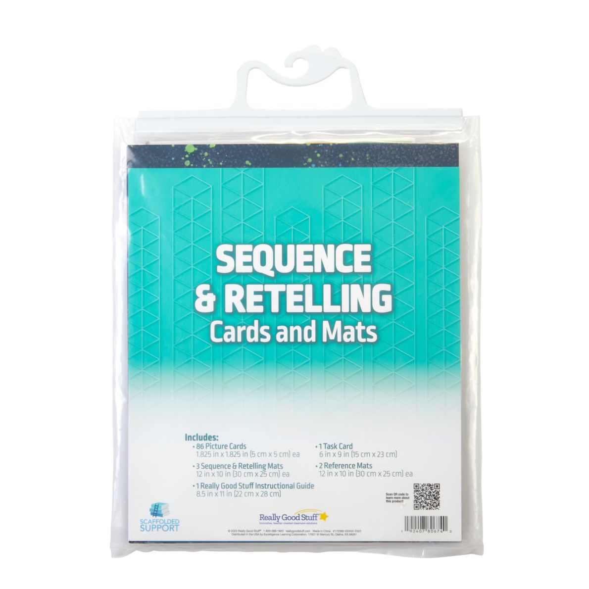 Really Good Stuff® Sequence and Retelling Cards and Mats - 86 cards 5 mats