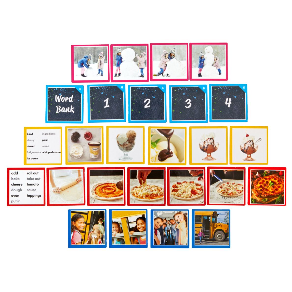 Really Good Stuff® Sequence and Retelling Cards and Mats - 86 cards 5 mats