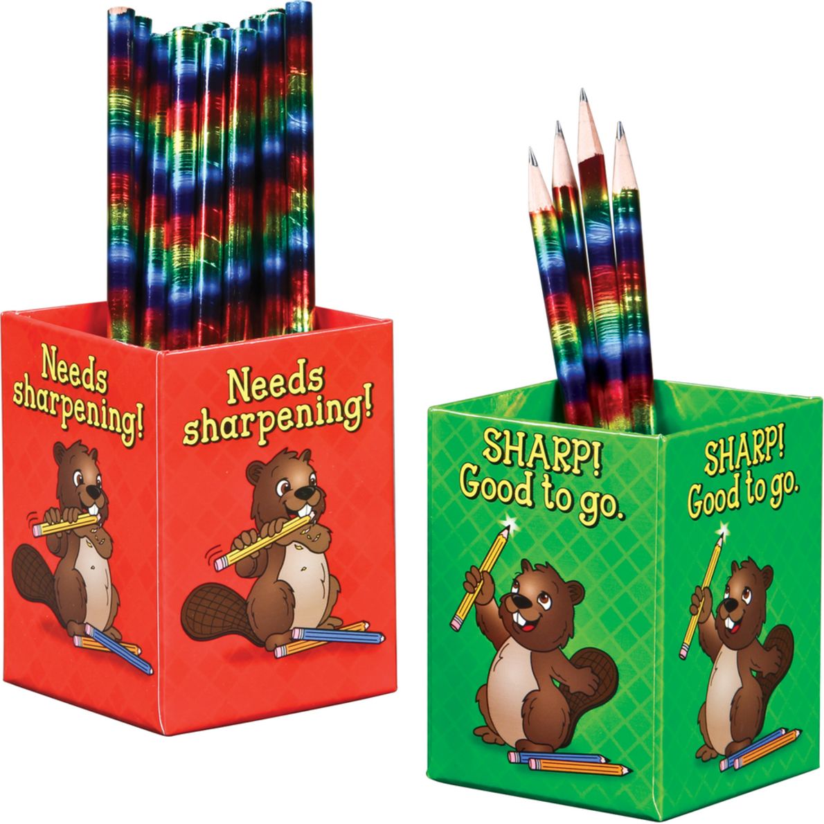 Really Good Stuff® Sharp And Needs Sharpening Pencil Organizers