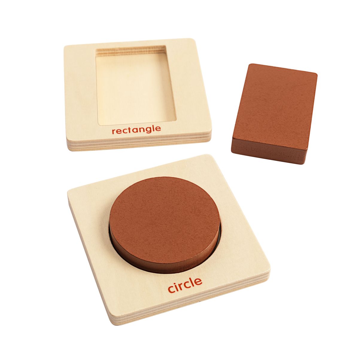 Excellerations® Wooden Shape Puzzles – Set of 6