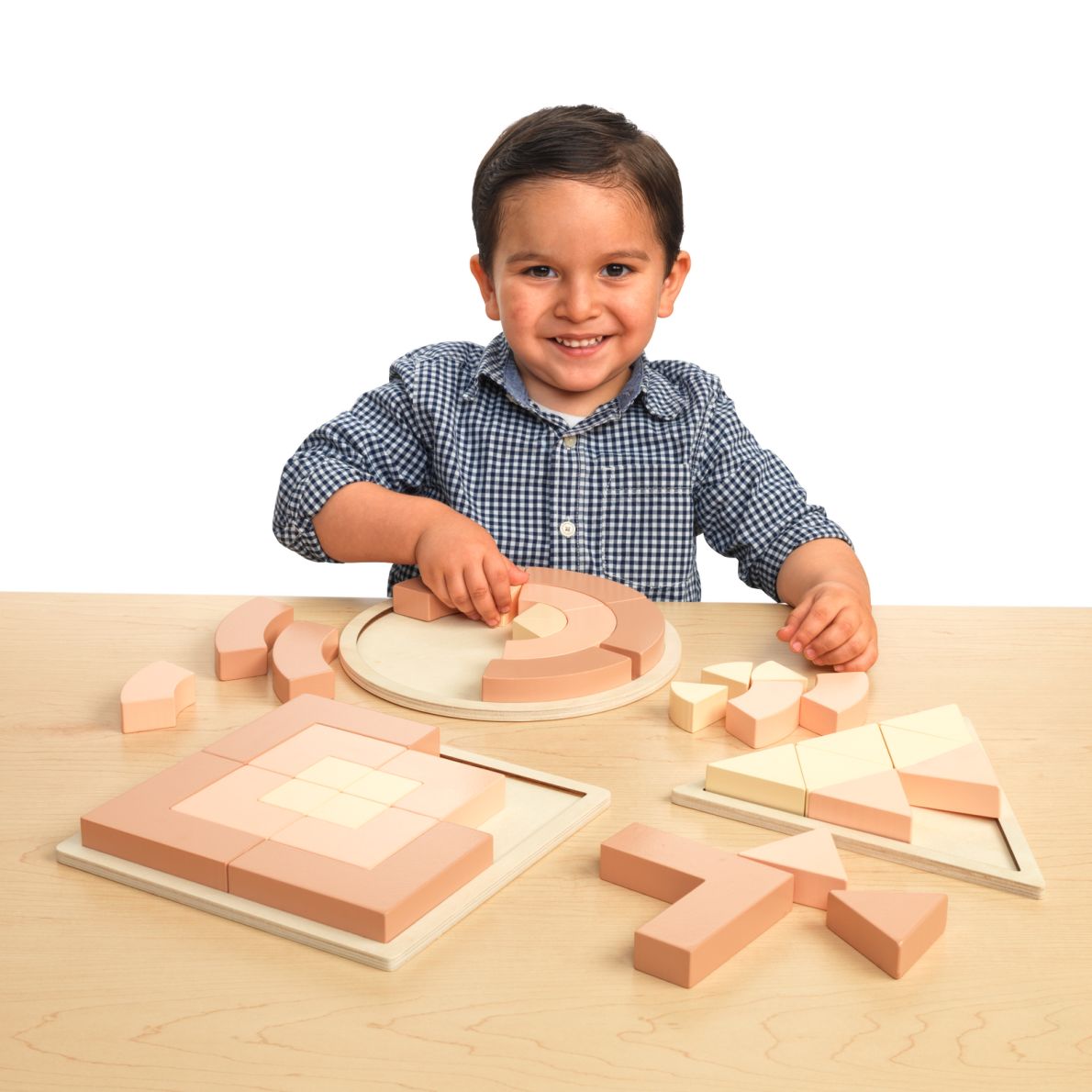 Excellerations® Wooden Attribute Puzzle Collection - Set of 3